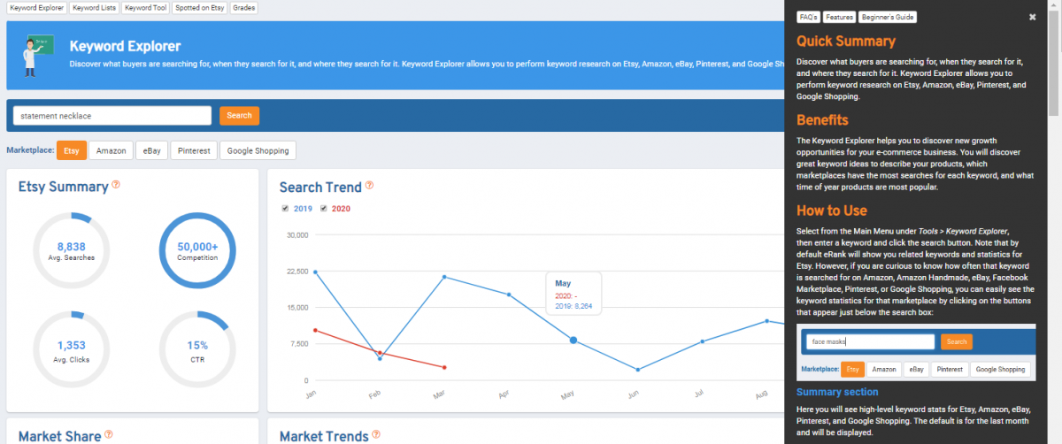 Finding Help on eRank - eRank Help