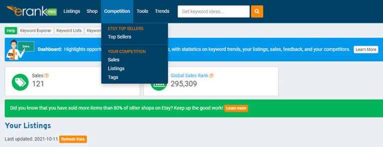 How to Track Your Etsy Competitors with eRank - eRank Help